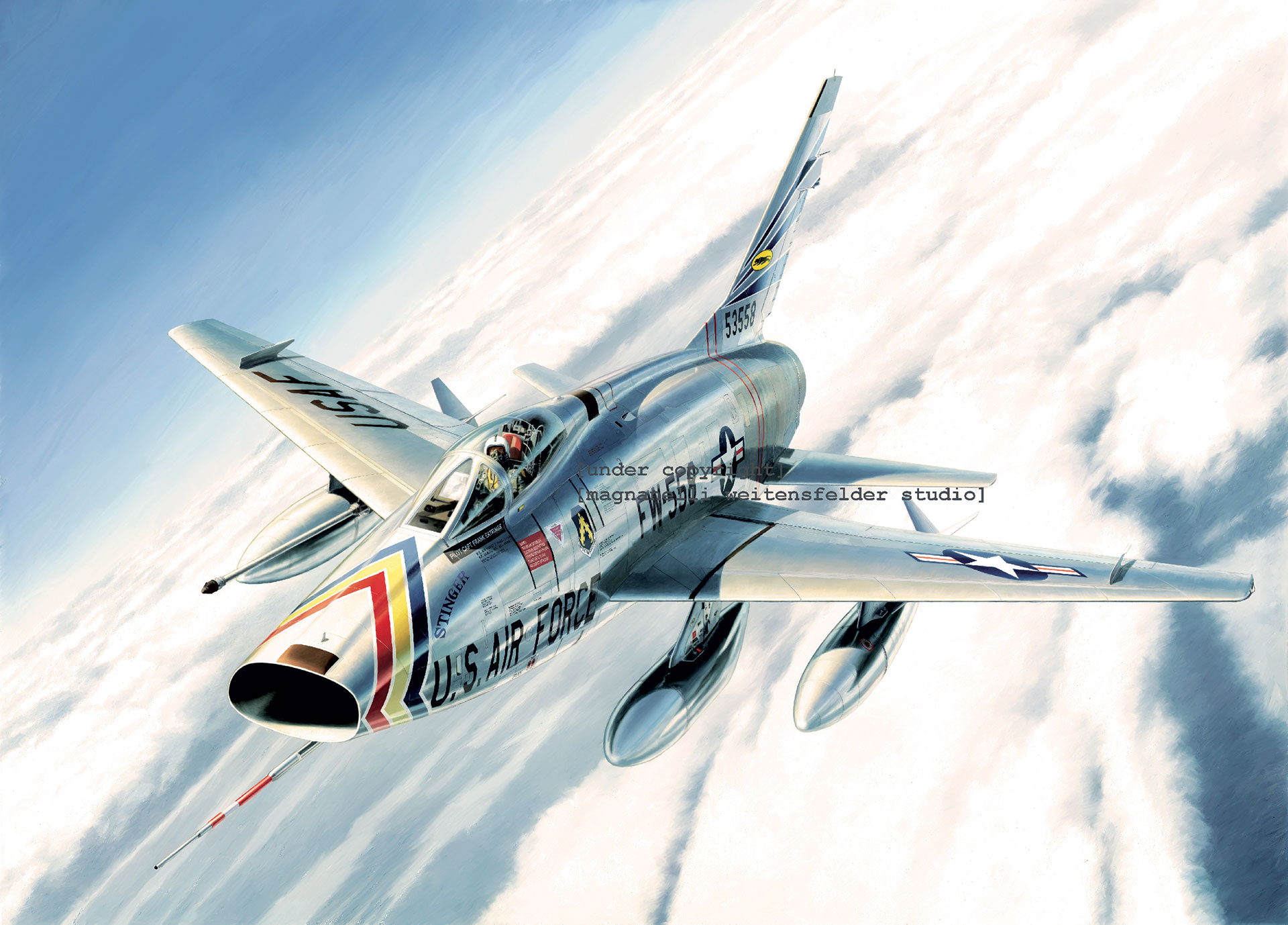 NORTH AMERICAN AVIATION F 100 D SUPERSABRE (USA), 2001 – aerei.it